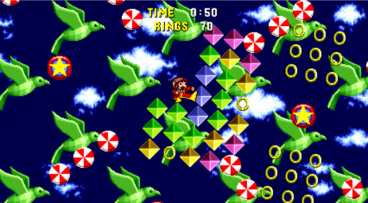 Alex Kidd in Sonic Forever Mod for Sonic the Hedgehog Forever | S1F Mods