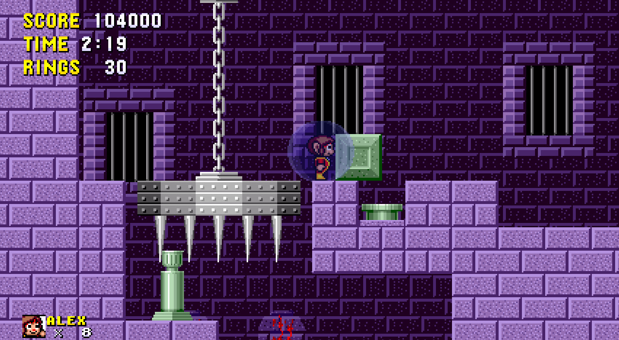 Alex Kidd in Sonic Forever Mod for Sonic the Hedgehog Forever | S1F Mods