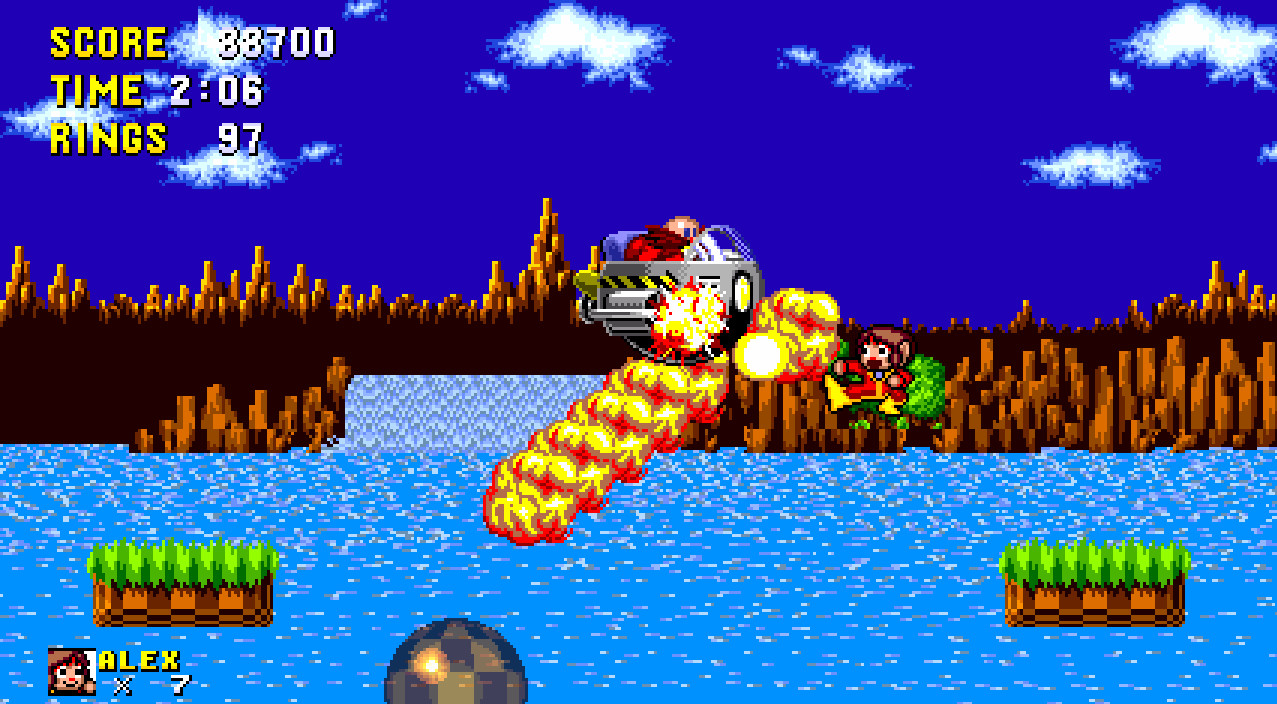 Alex Kidd in Sonic Forever Mod for Sonic the Hedgehog Forever | S1F Mods