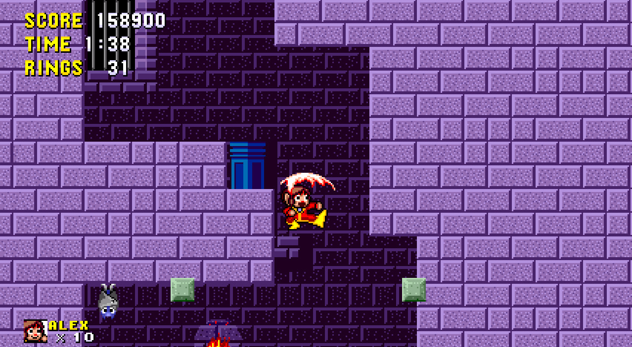 Alex Kidd in Sonic Forever Mod for Sonic the Hedgehog Forever | S1F Mods