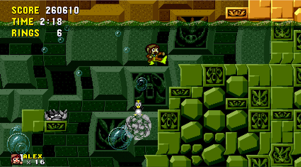 Alex Kidd in Sonic Forever Mod for Sonic the Hedgehog Forever | S1F Mods