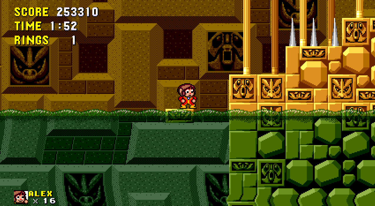 Alex Kidd in Sonic Forever Mod for Sonic the Hedgehog Forever | S1F Mods