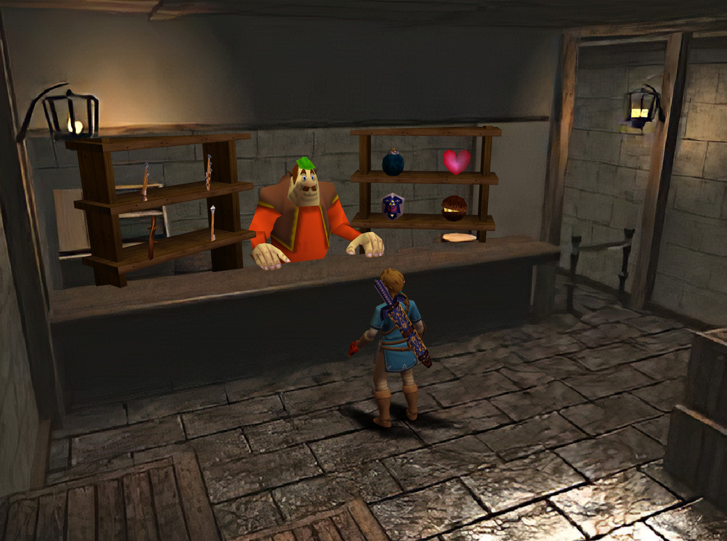 Morshu Bazaar-Guy Replacer Mod for Ship of Harkinian (Ocarina of Time ...