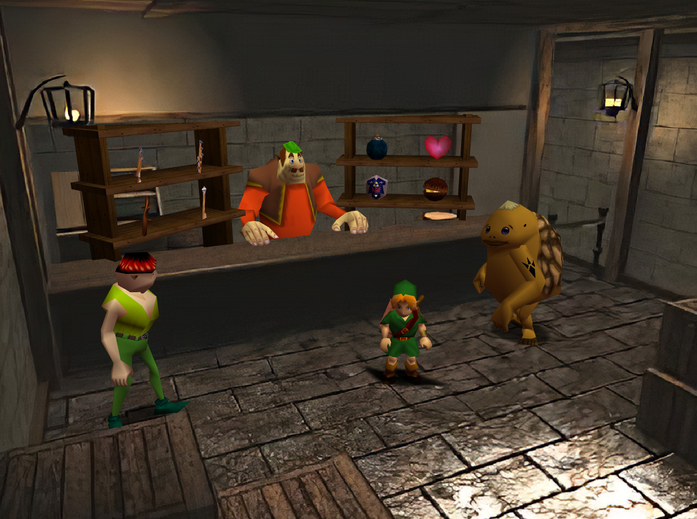 Morshu Bazaar-Guy Replacer Mod for Ship of Harkinian (Ocarina of Time ...