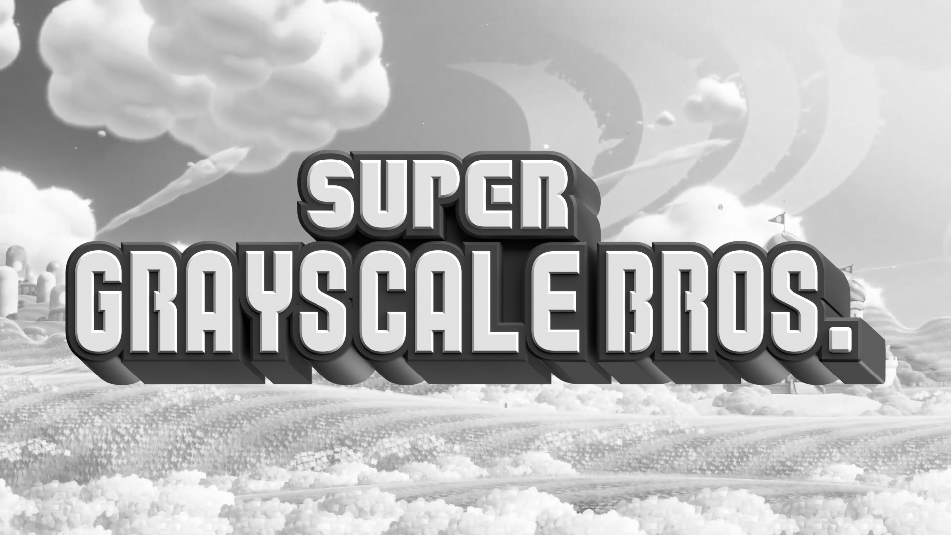 Super Grayscale Bros. Mod for Super Mario Bros. Wonder | SMBW Mods