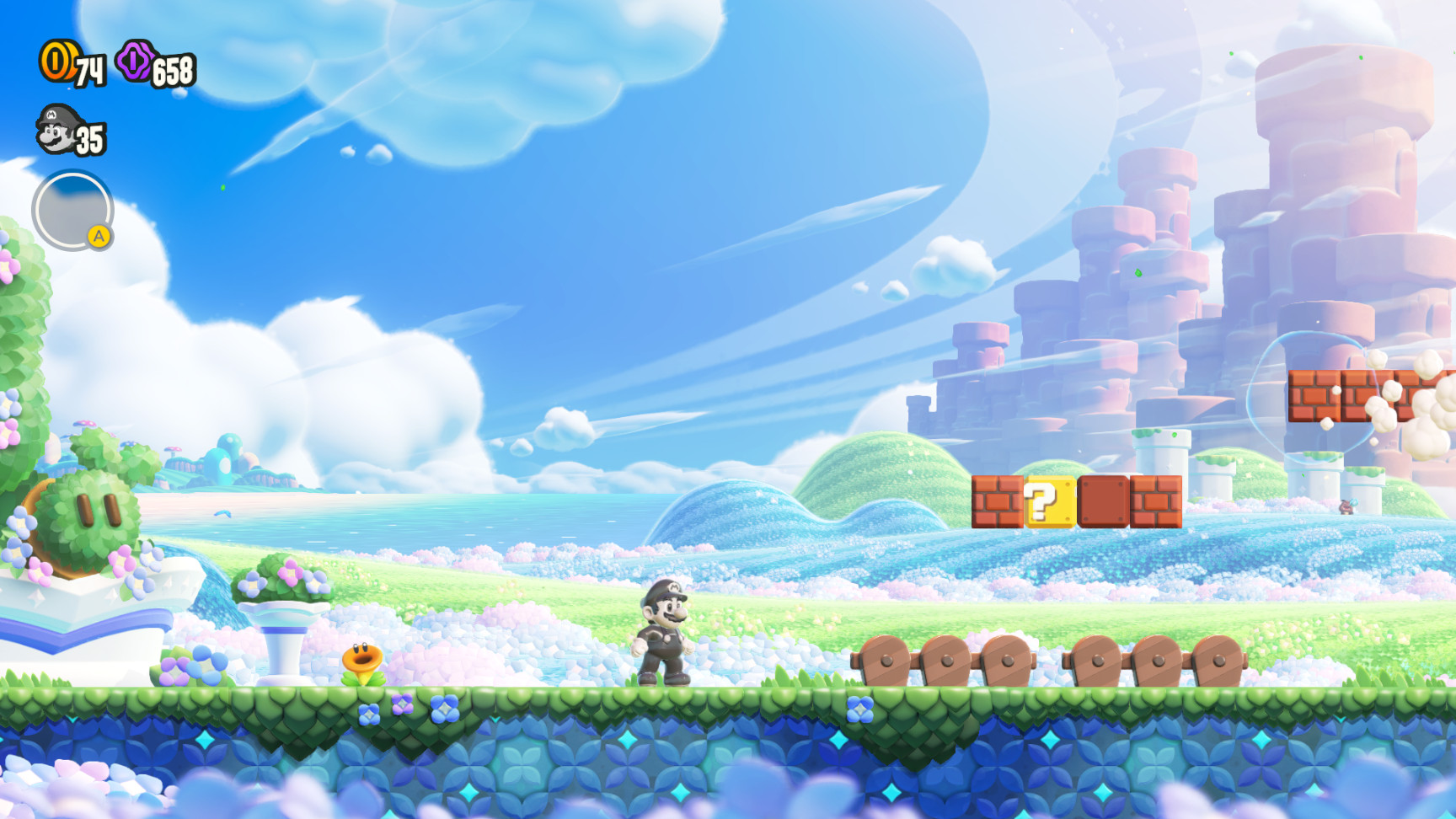 Super Grayscale Bros. Mod for Super Mario Bros. Wonder | SMBW Mods