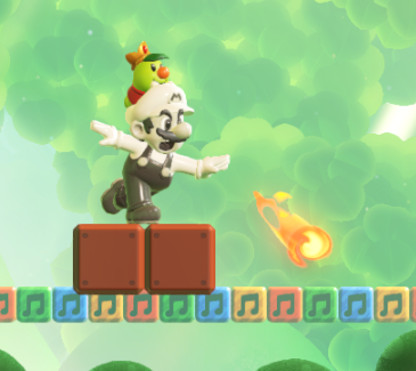 Super Grayscale Bros. Mod for Super Mario Bros. Wonder | SMBW Mods