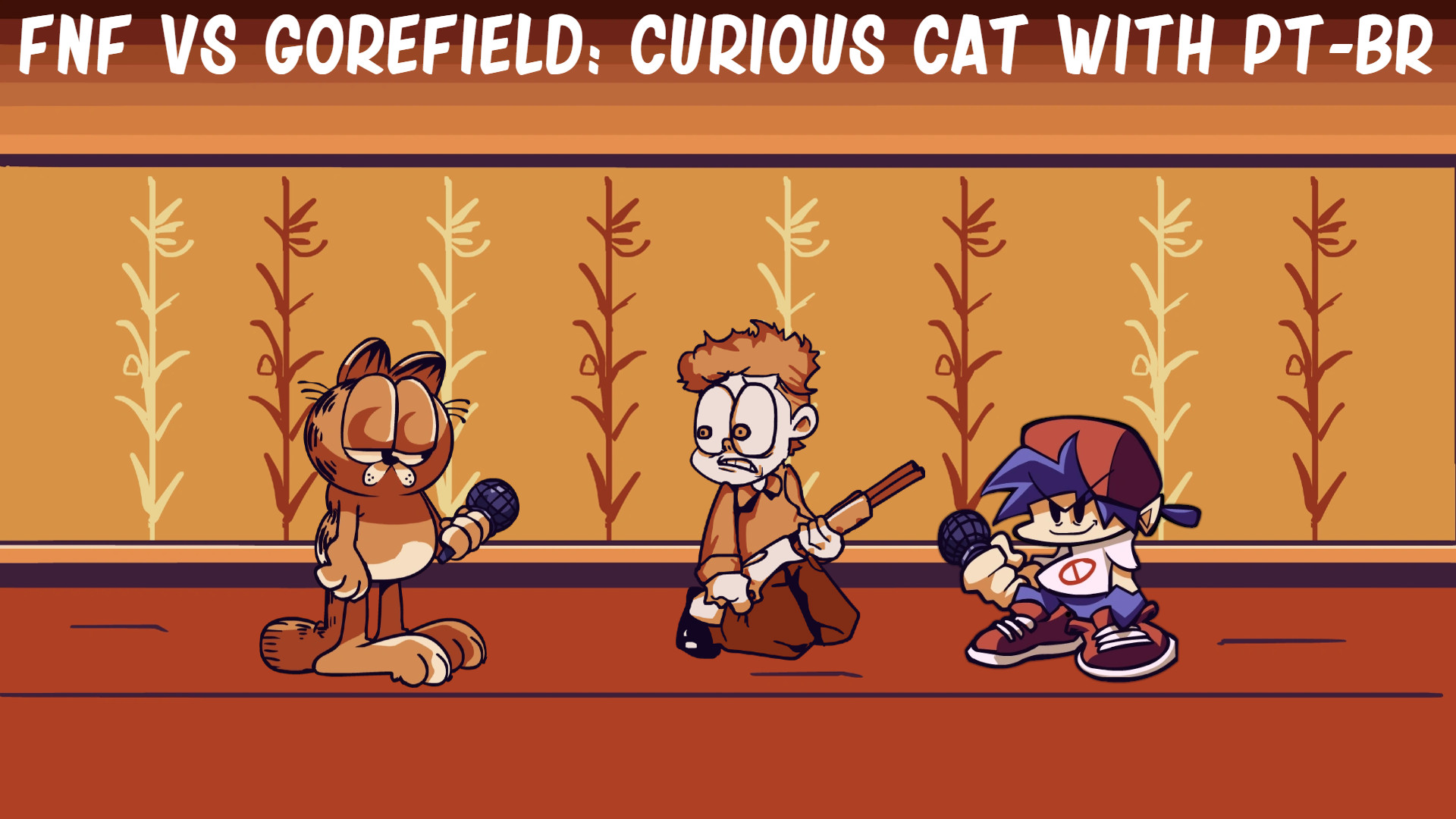 [SENSITIVE CONTENT] FNF VS Gorefield: Curious Cat With PT-BR Mod for ...
