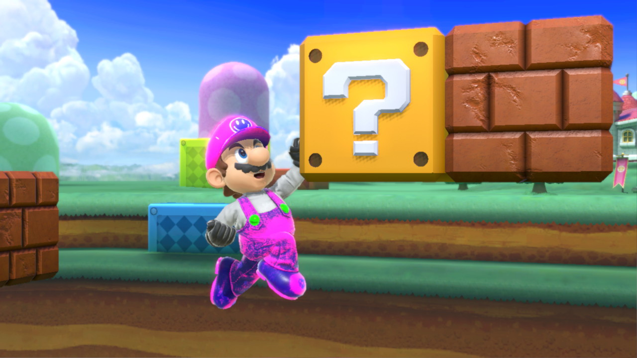 glitch mario (reskin) Mod for Super Smash Bros. Ultimate | SSBU Mods