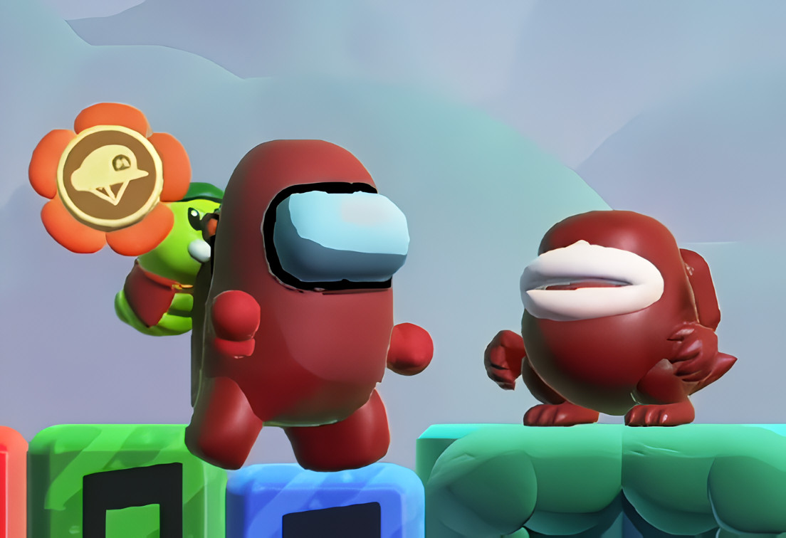 Amogus Spike Mod for Super Mario Bros. Wonder | SMBW Mods