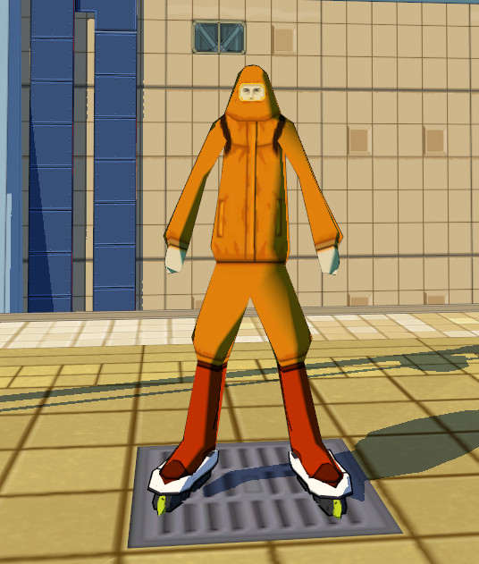 Pedestrian (JSRF) Mod for Bomb Rush Cyberfunk | BRC Mods