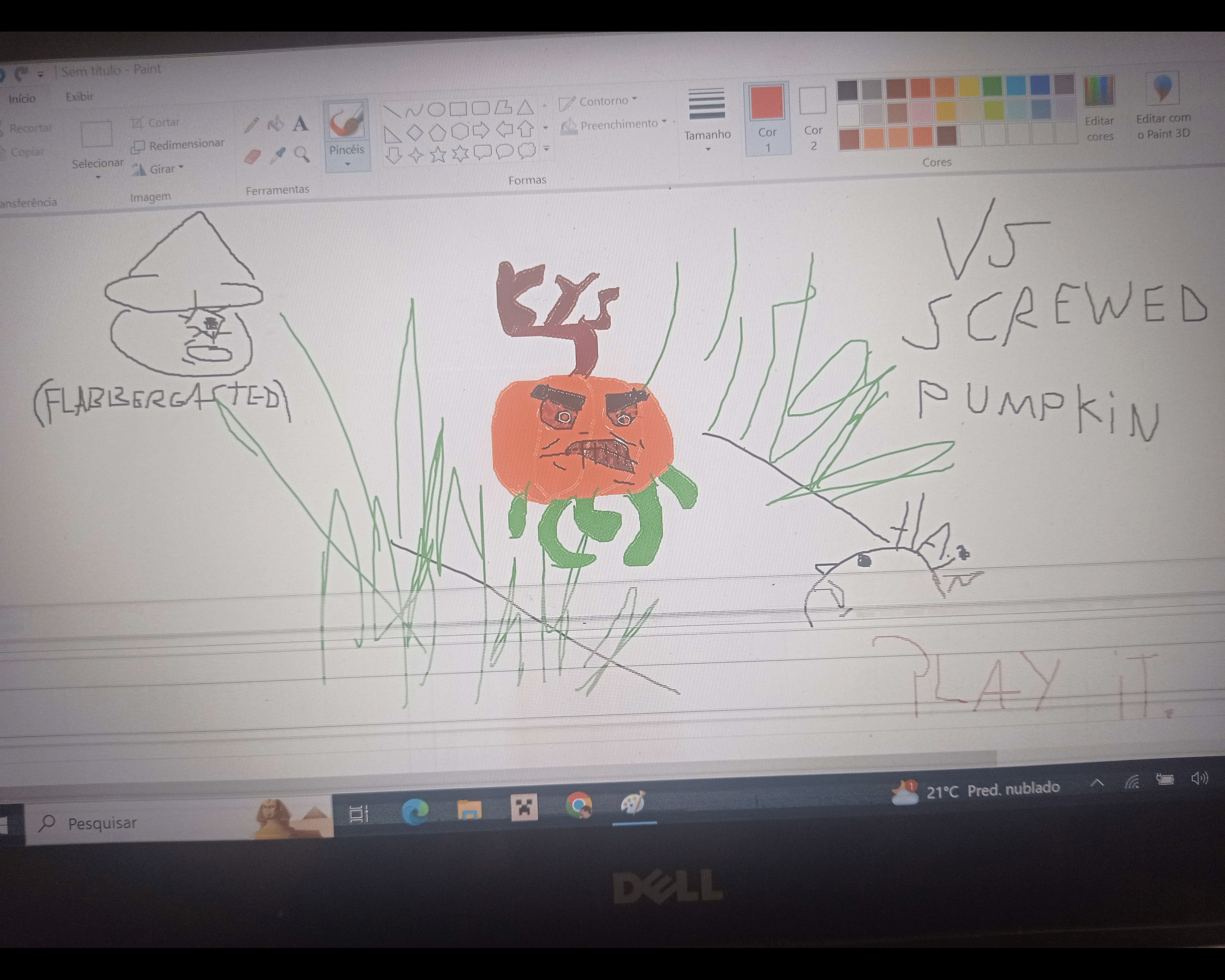 VS Screwed Pumpkin Mod for Friday Night Funkin' | FNF Mods