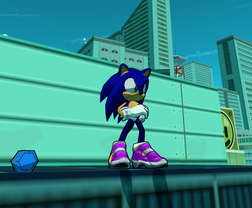 Sonic + City Escape GUN Board (Adventure 2) Mod for Bomb Rush Cyberfunk ...