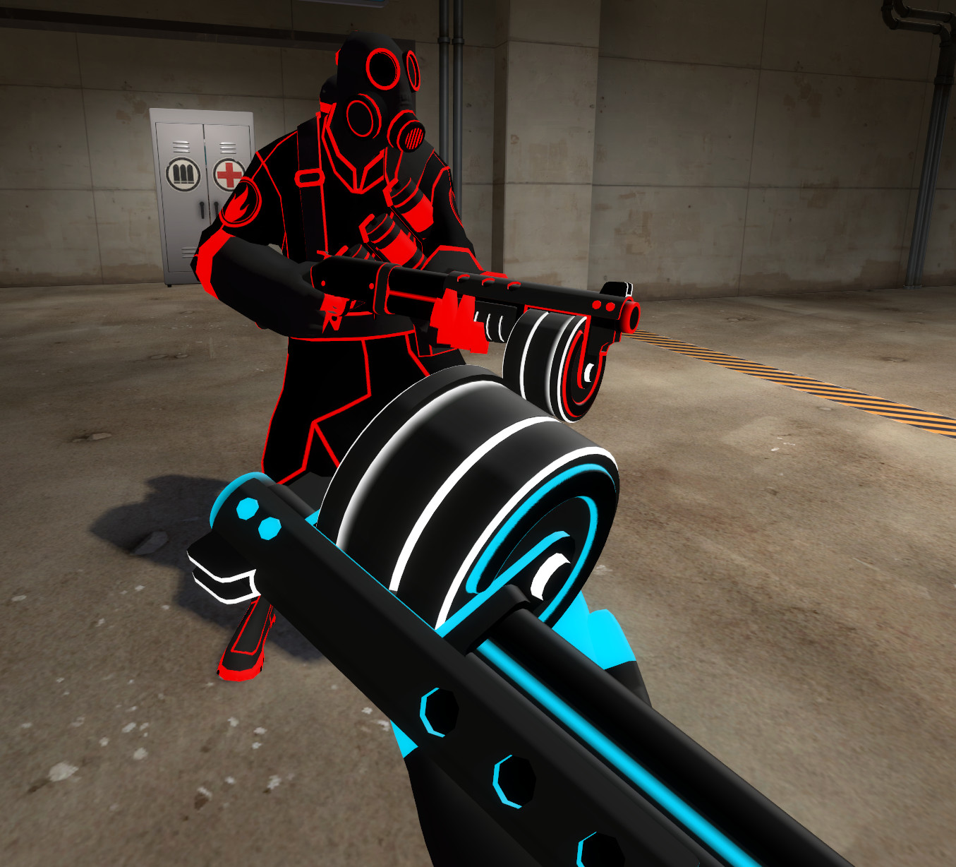 Tron Fortress Weapon Pack - Pyro (Casual) Mod for Team Fortress 2 | TF2 ...