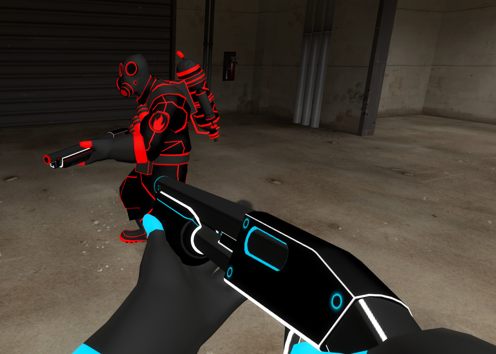 Tron Fortress Weapon Pack - Pyro (Casual) Mod for Team Fortress 2 | TF2 ...