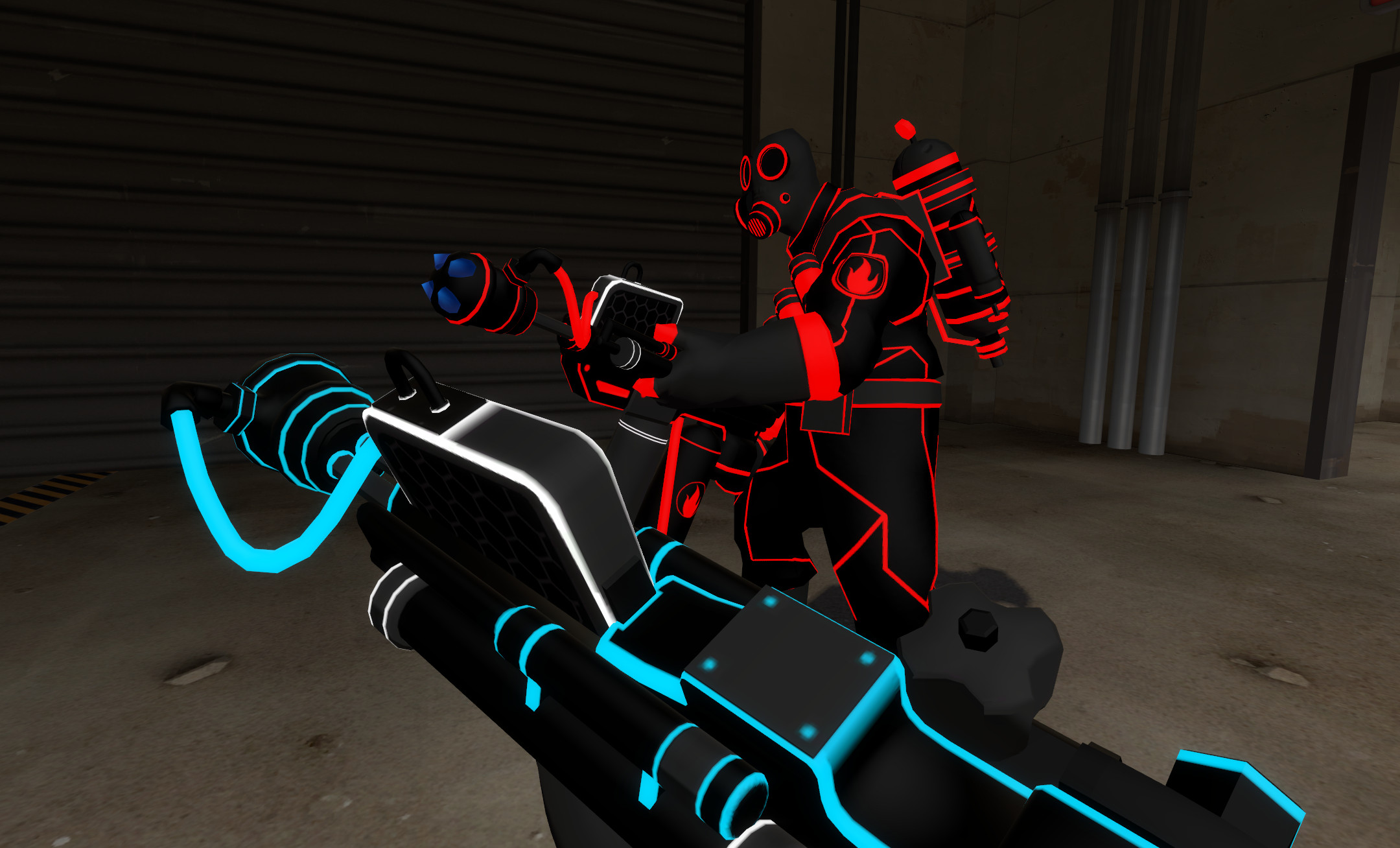 Tron Fortress Weapon Pack - Pyro (Casual) Mod for Team Fortress 2 | TF2 ...