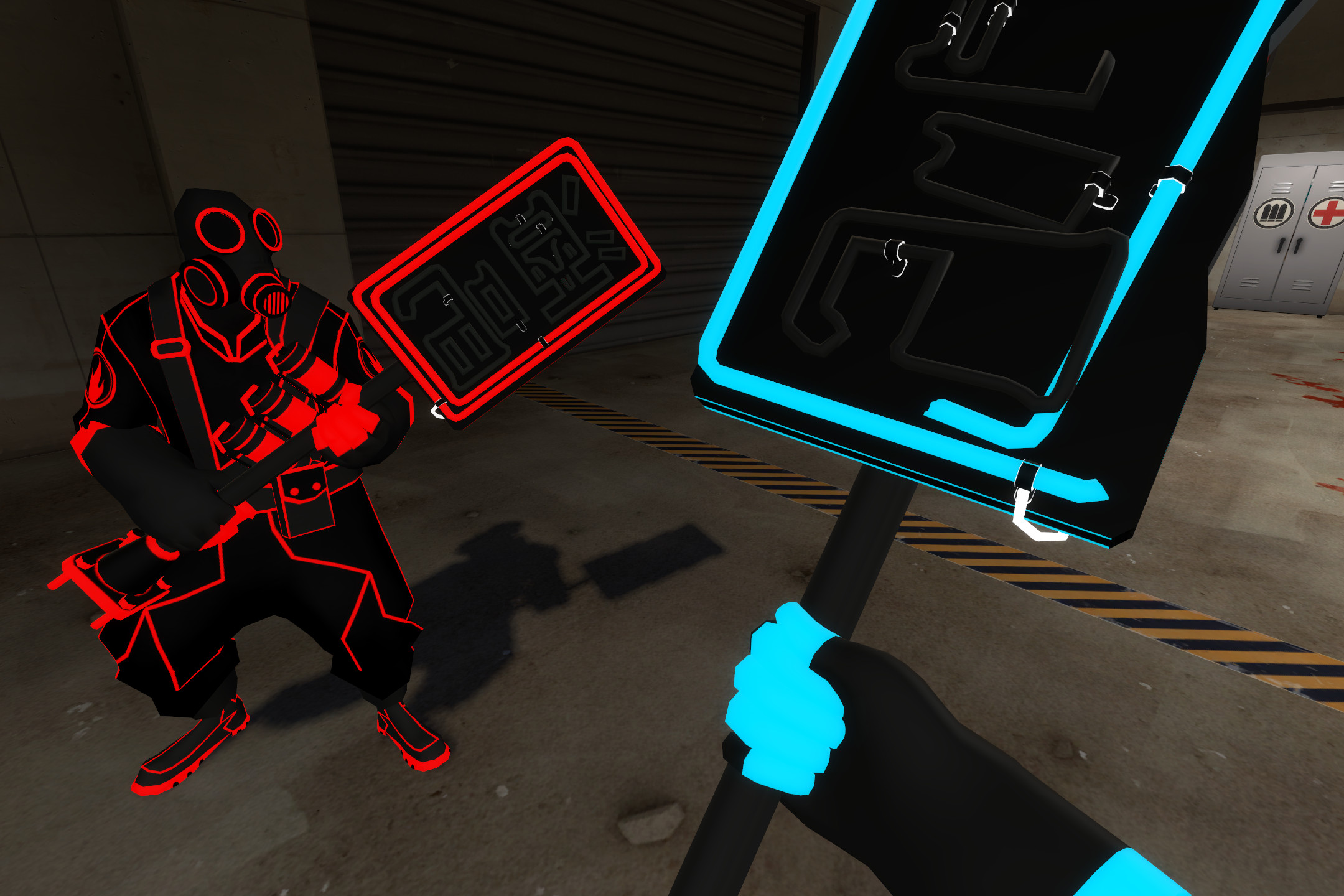 Tron Fortress Weapon Pack - Pyro (Casual) Mod for Team Fortress 2 | TF2 ...