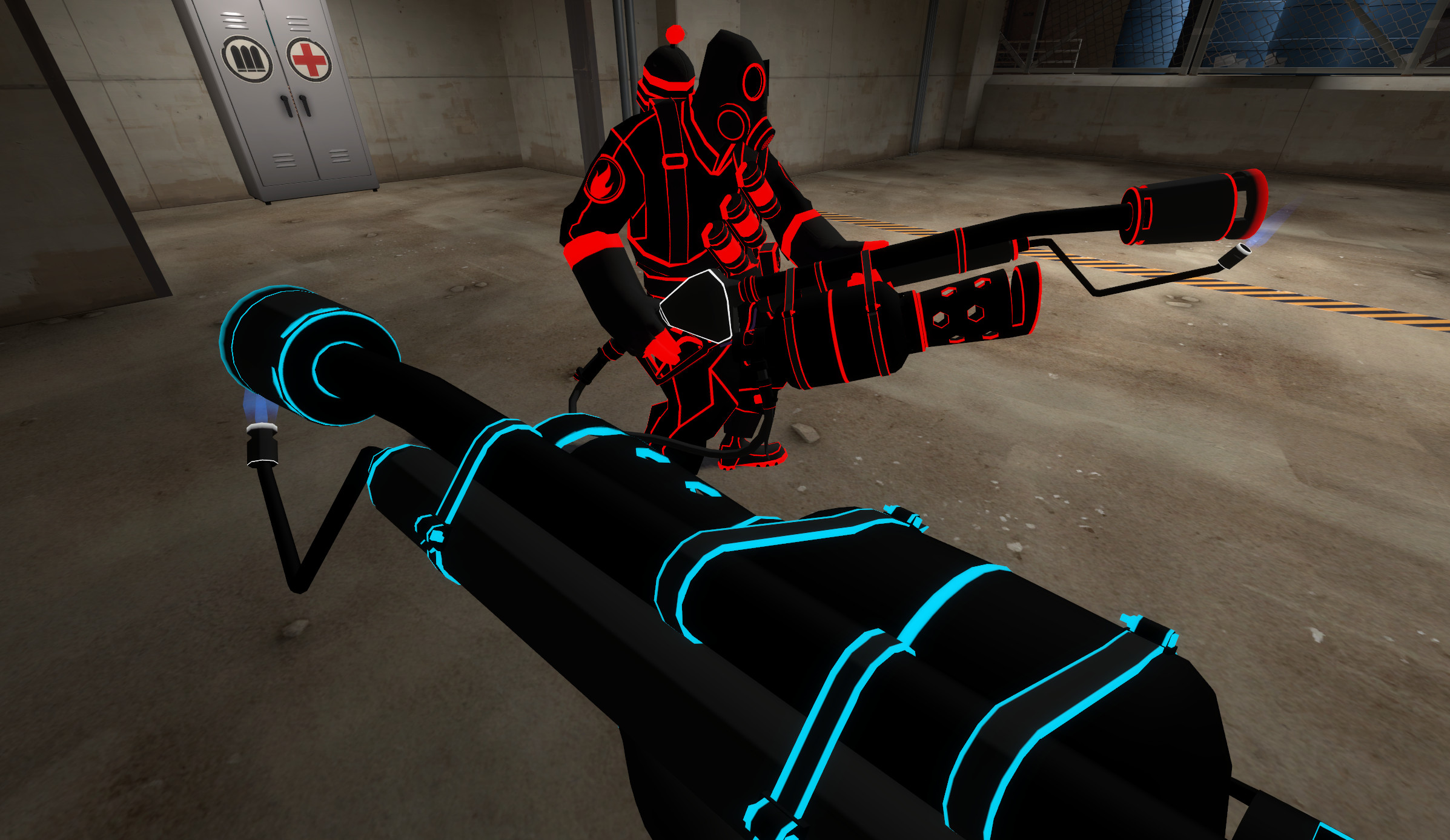 Tron Fortress Weapon Pack - Pyro (Casual) Mod for Team Fortress 2 | TF2 ...