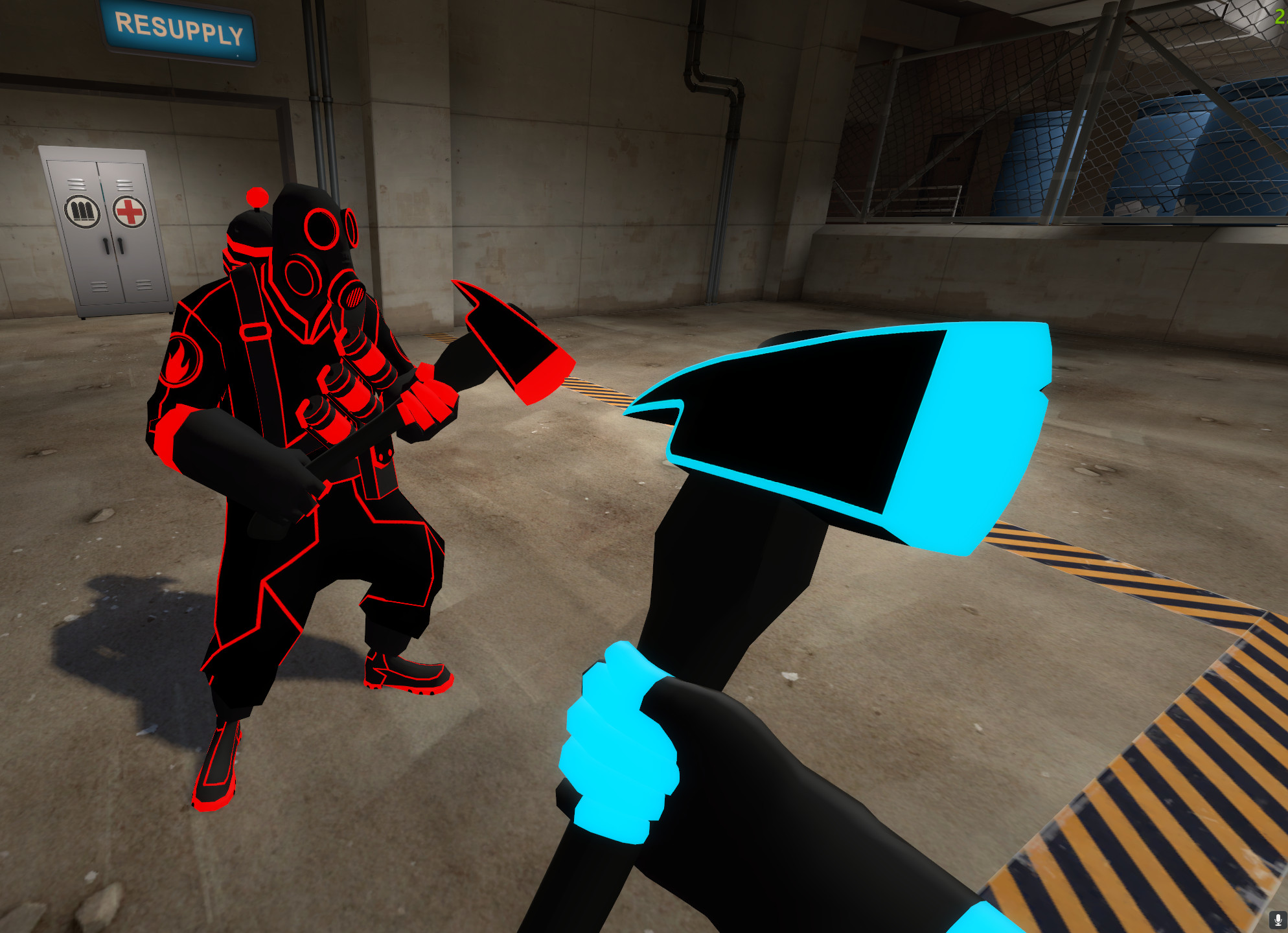 Tron Fortress Weapon Pack - Pyro (Casual) Mod for Team Fortress 2 | TF2 ...