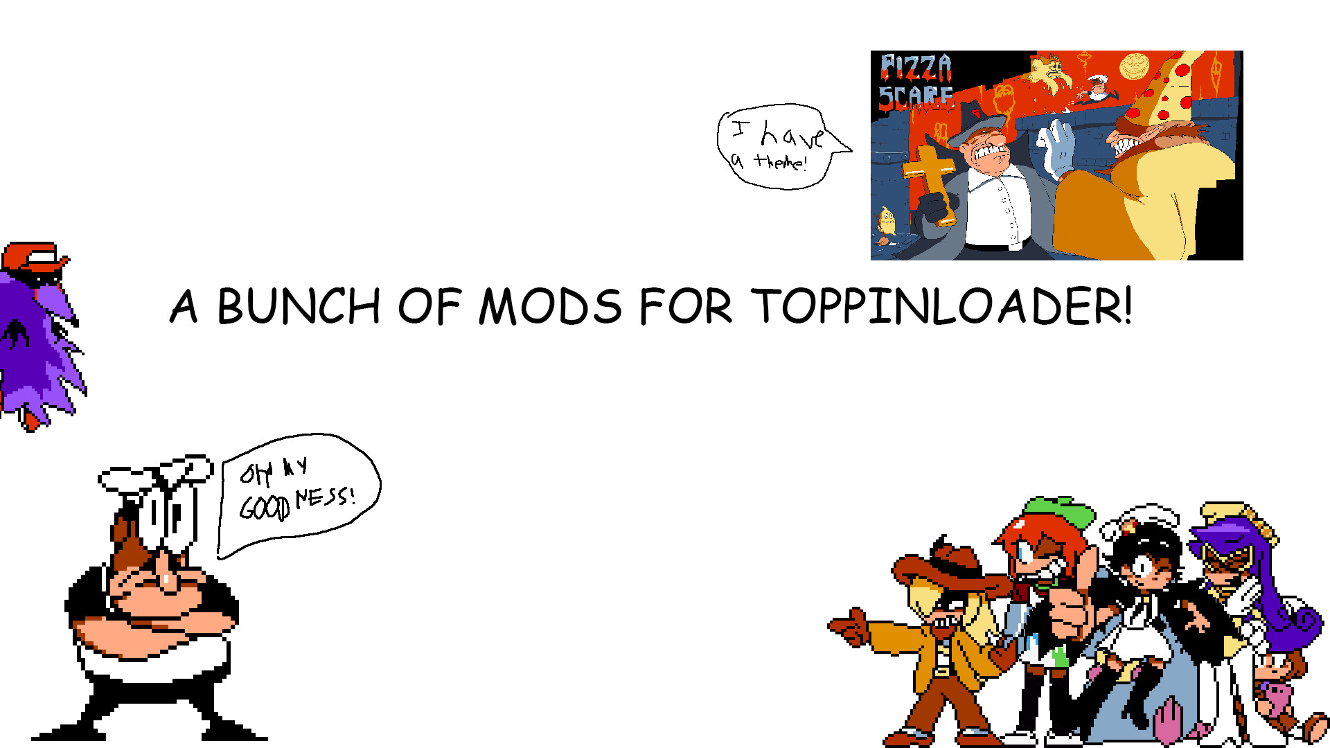 Some Toppinloader mods I made! Mod for Pizza Tower | PT Mods