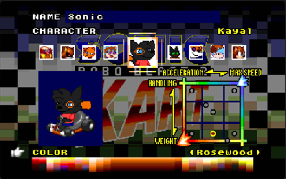 Sky boj Character Pack (1.5) Mod for Sonic Robo Blast 2 Kart | SRB2K Mods