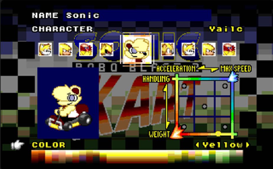 Sky boj Character Pack (1.5) Mod for Sonic Robo Blast 2 Kart | SRB2K Mods