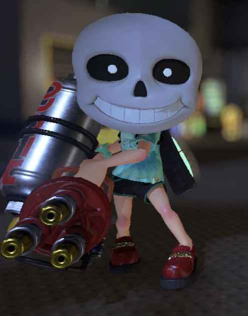 Sans Head + Sans Jacket Mod for Splatoon 3 | Splatoon 3 Mods