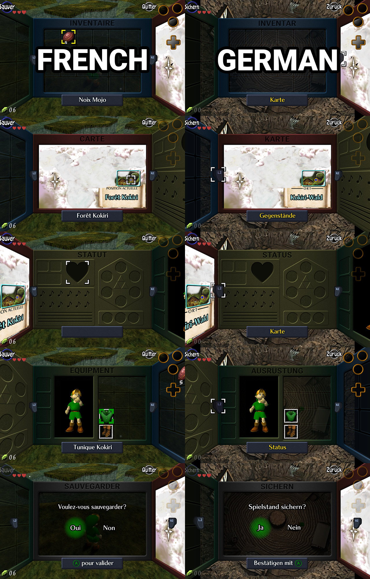 Clean HD Menu Mod for Ship of Harkinian (Ocarina of Time PC Port) | SoH ...