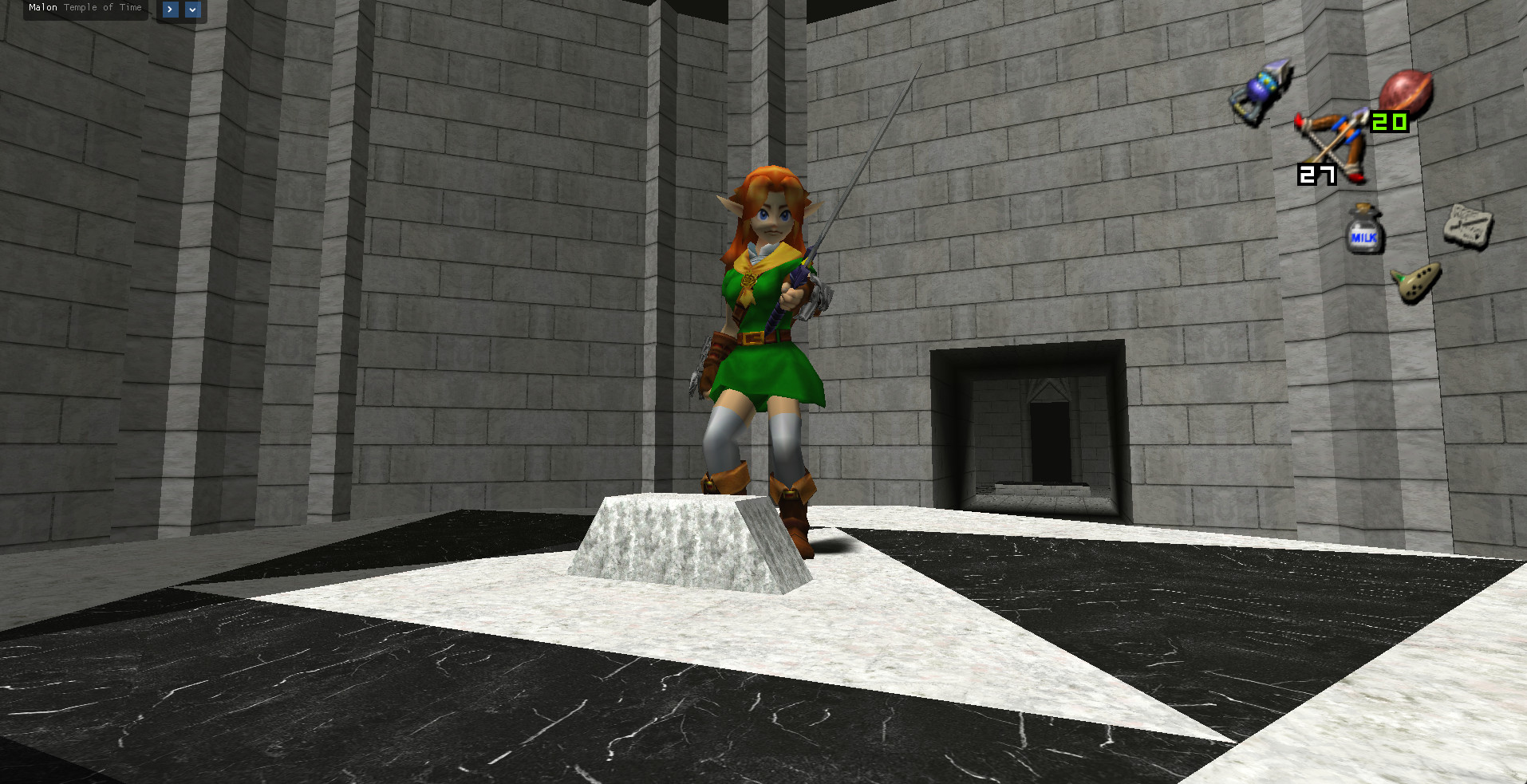 Playas 3DS Malon (Heroine) Mod for Ship of Harkinian (Ocarina of Time ...