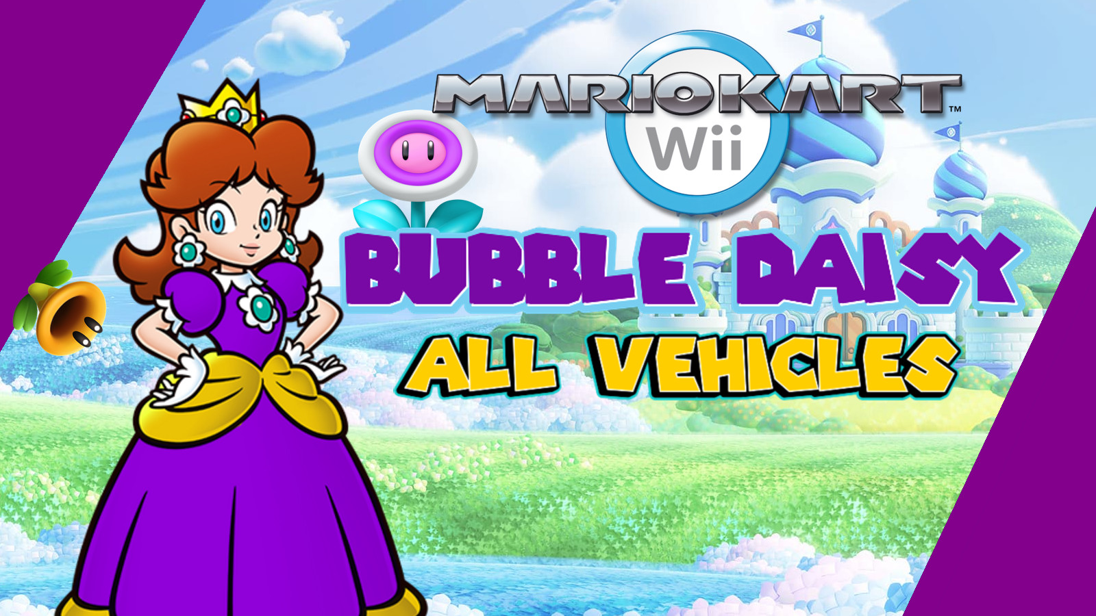 Bubble Daisy (Mario Bros Wonder) Mod for Mario Kart Wii | MKWii Mods