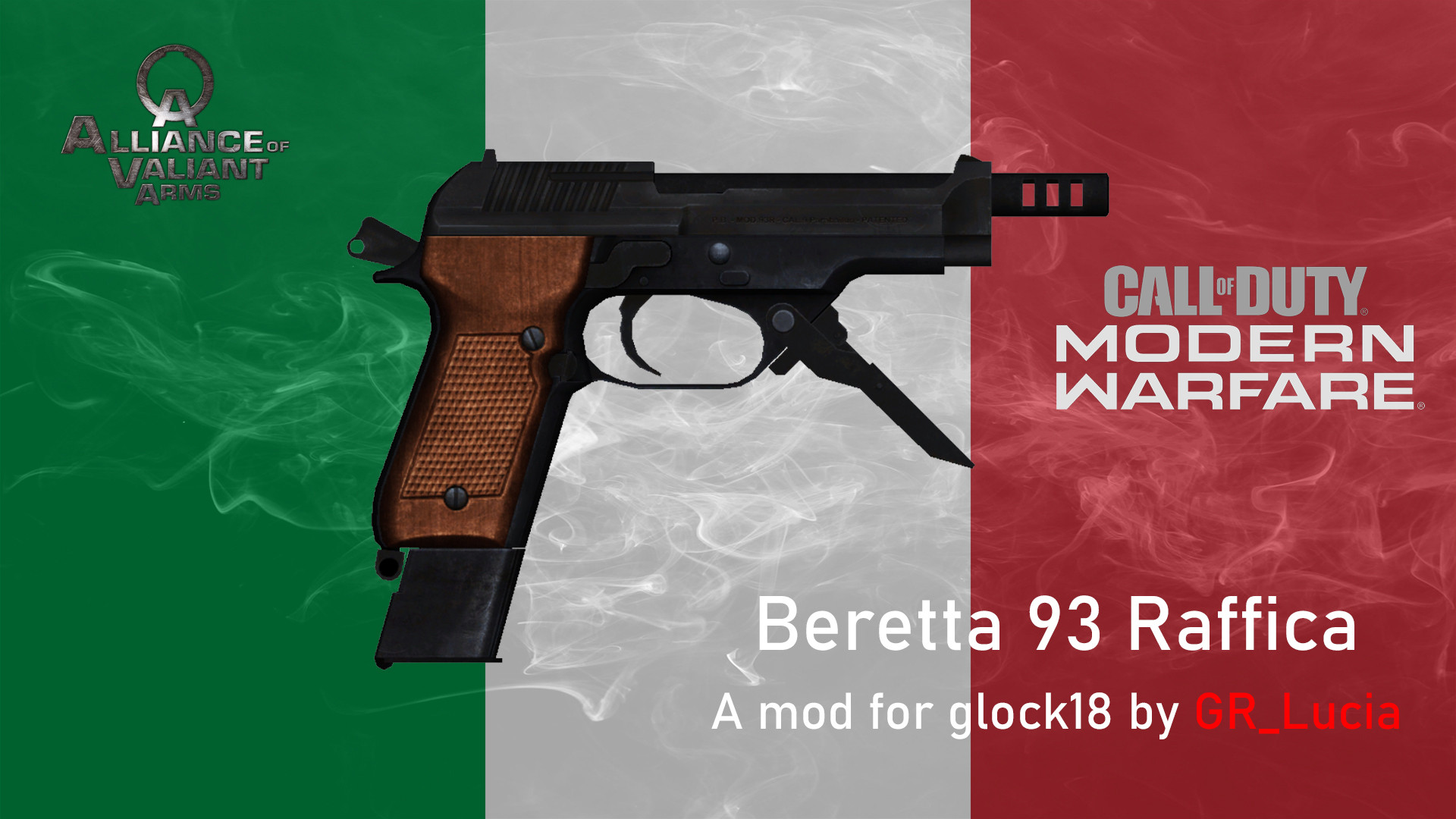 Beretta 93 Raffica on MW2019 Animation Mod for Counter-Strike 1.6 | CS1 ...