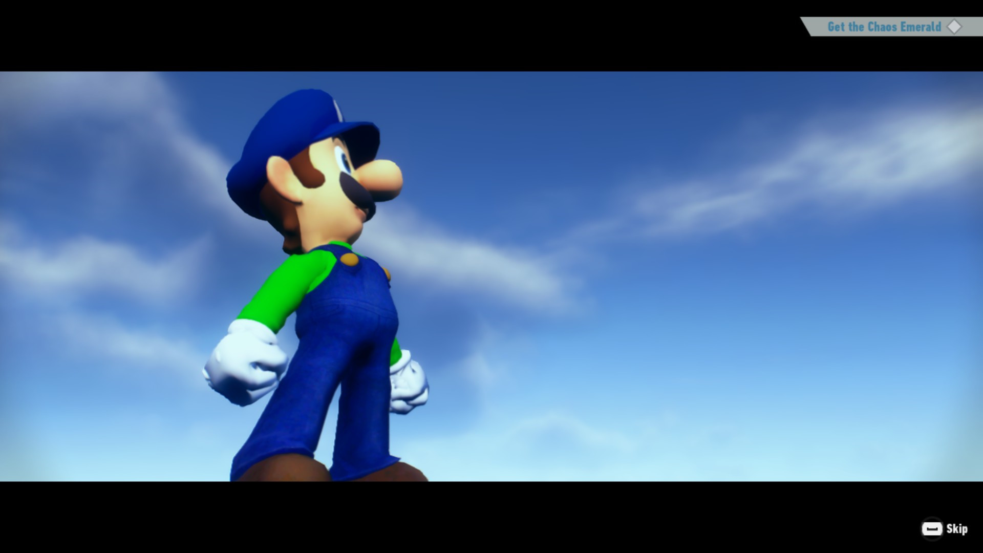 Blue Scarescraper Luigi Mod for Sonic Frontiers | Frontiers Mods