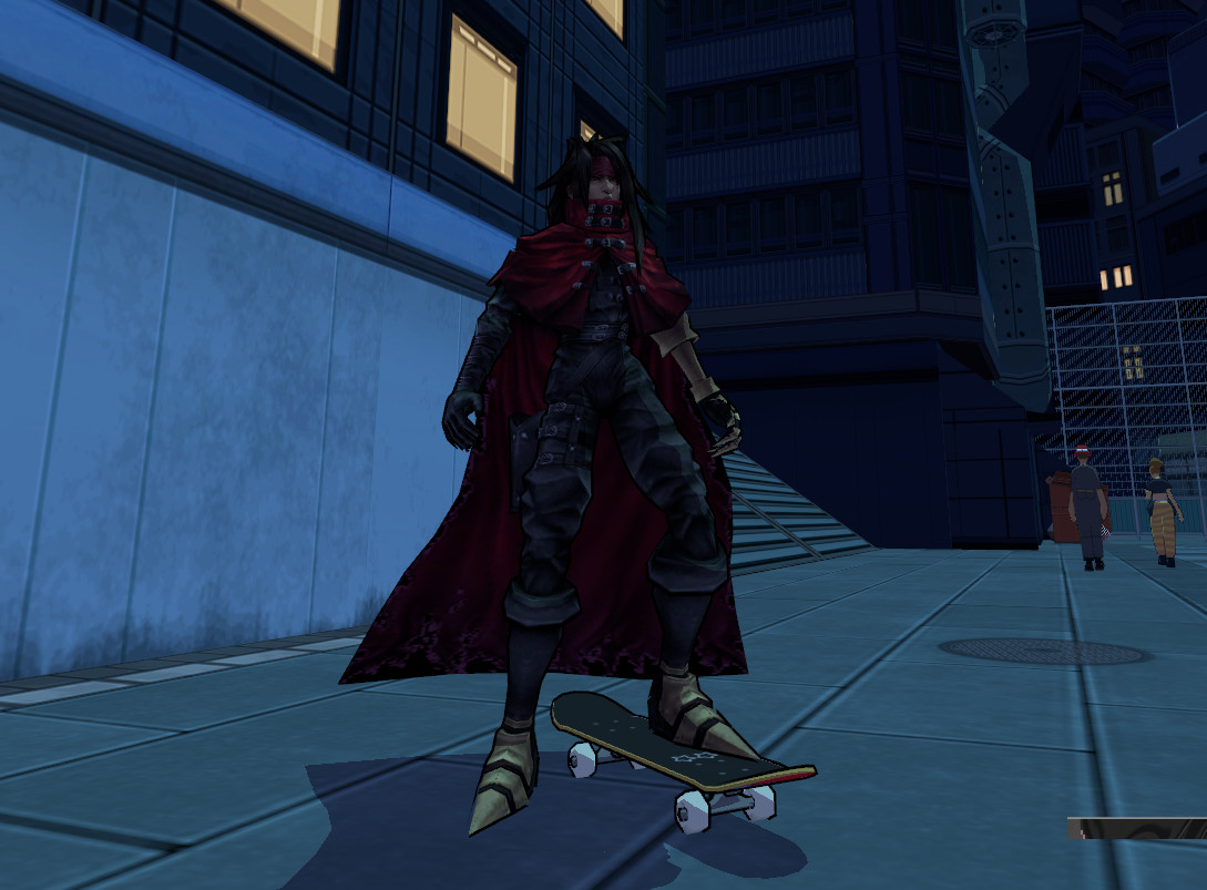 Vincent Valentine (FF7) Mod for Bomb Rush Cyberfunk | BRC Mods
