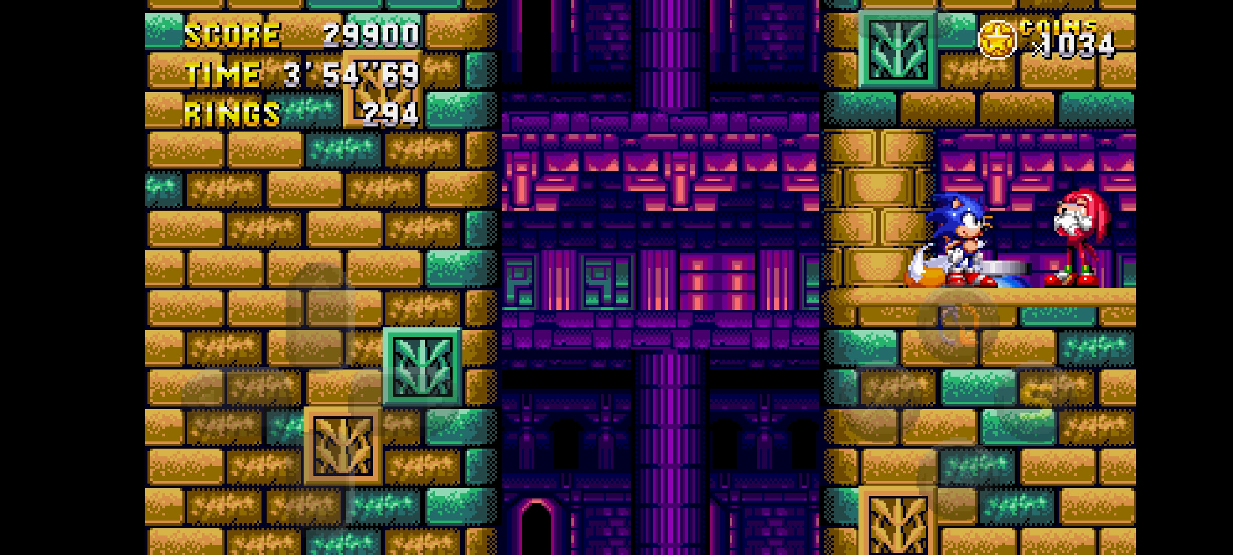 Mania knuckles palette Customizer Mod for Sonic 3 A.I.R. | S3AIR Mods