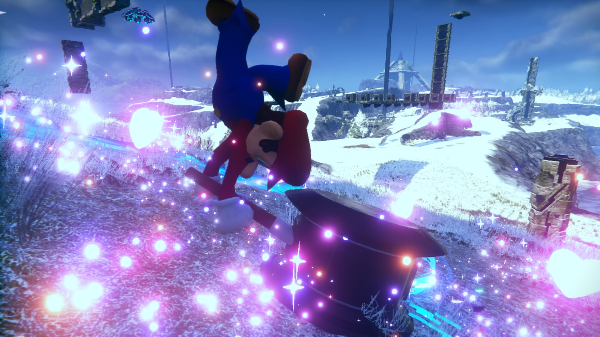 Blue Scarescraper Luigi Mod for Sonic Frontiers | Frontiers Mods