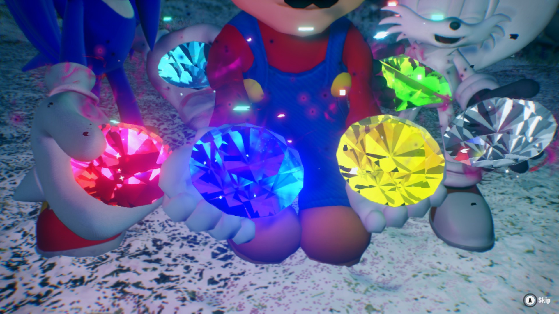 Blue Scarescraper Luigi Mod for Sonic Frontiers | Frontiers Mods