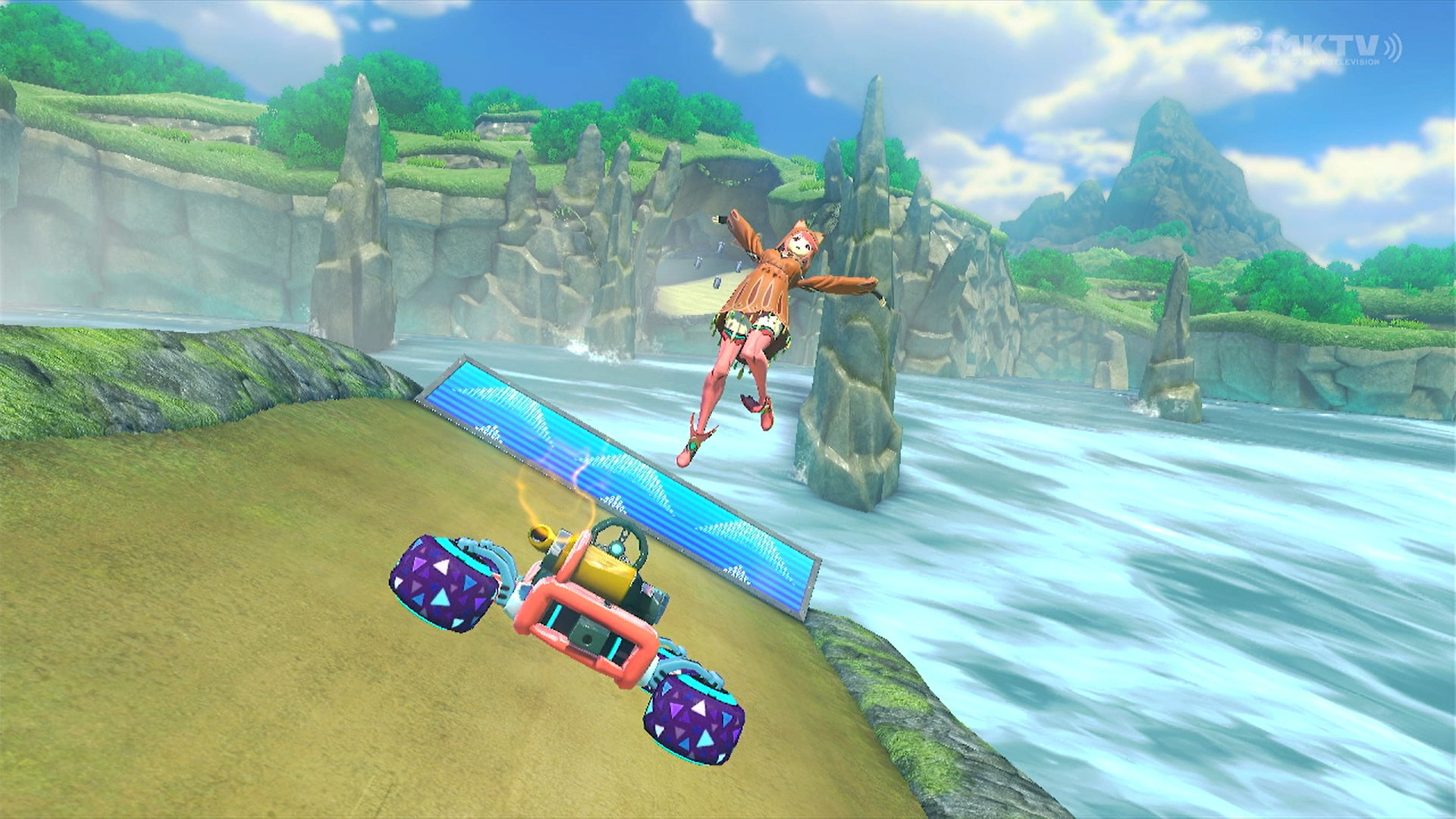 Pyra and Mythra Mod for Mario Kart 8 | MK8 Mods