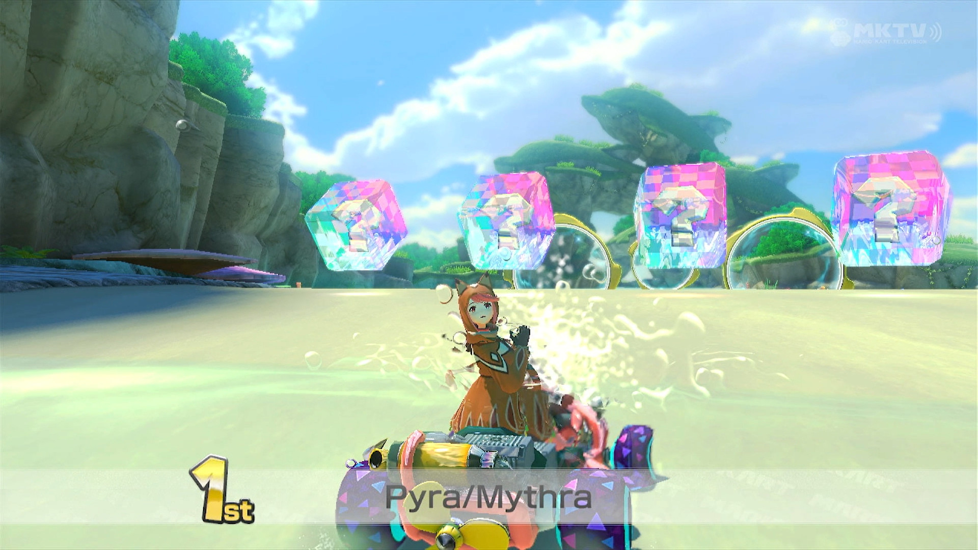 Pyra and Mythra Mod for Mario Kart 8 | MK8 Mods