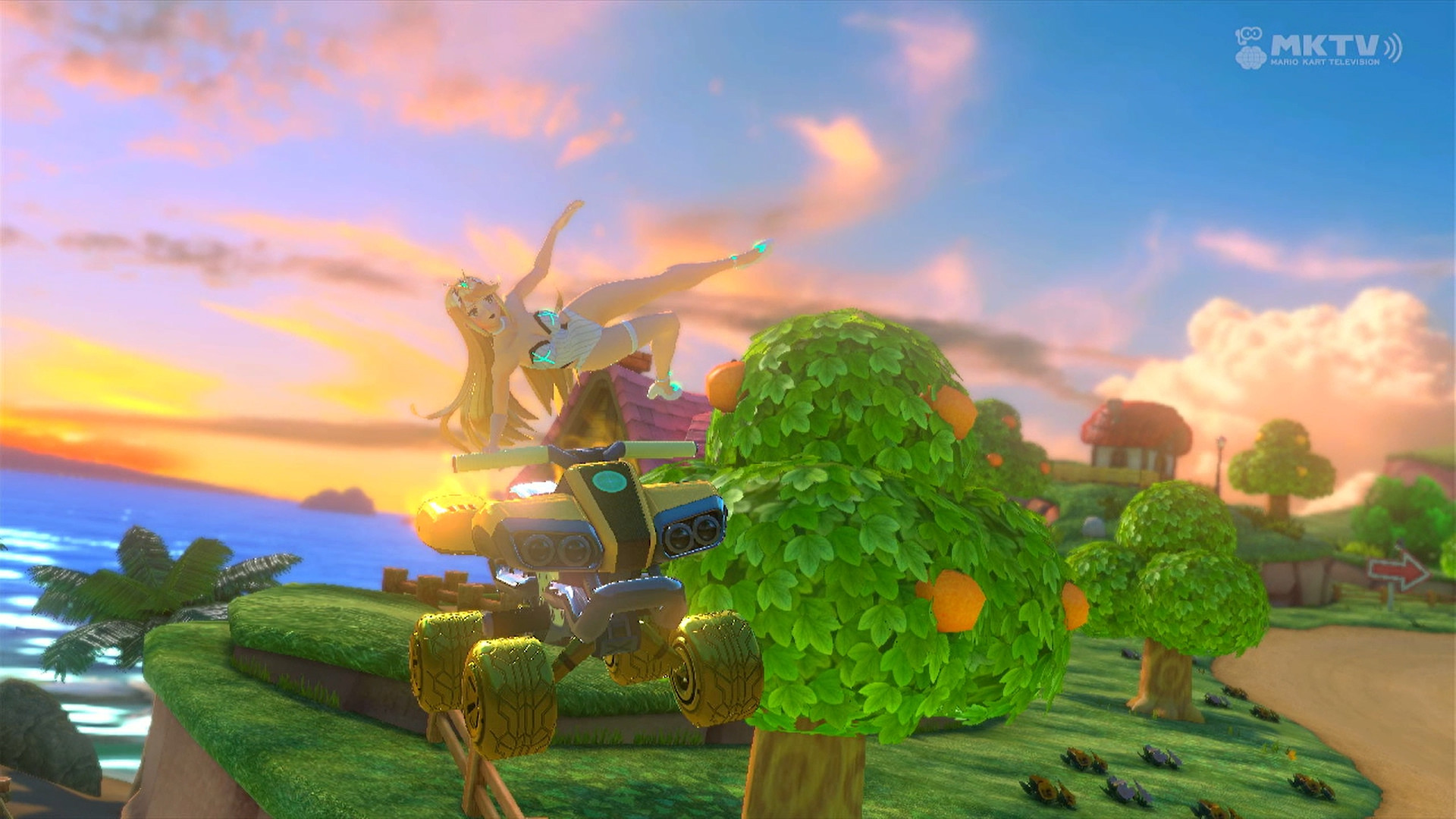 Pyra and Mythra Mod for Mario Kart 8 | MK8 Mods