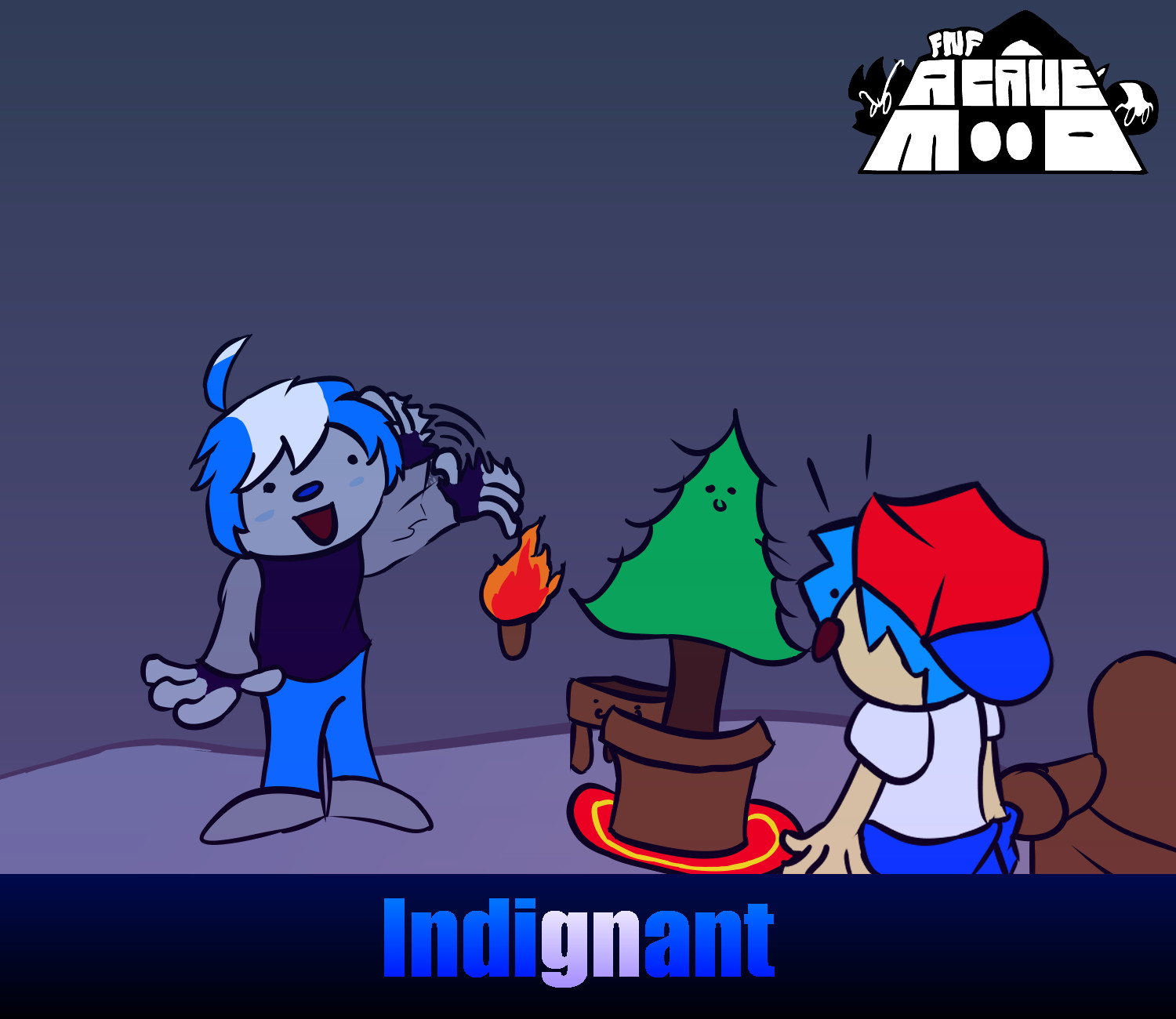Friday Night Funkin: A Cave MOD Mod for Friday Night Funkin' | FNF Mods
