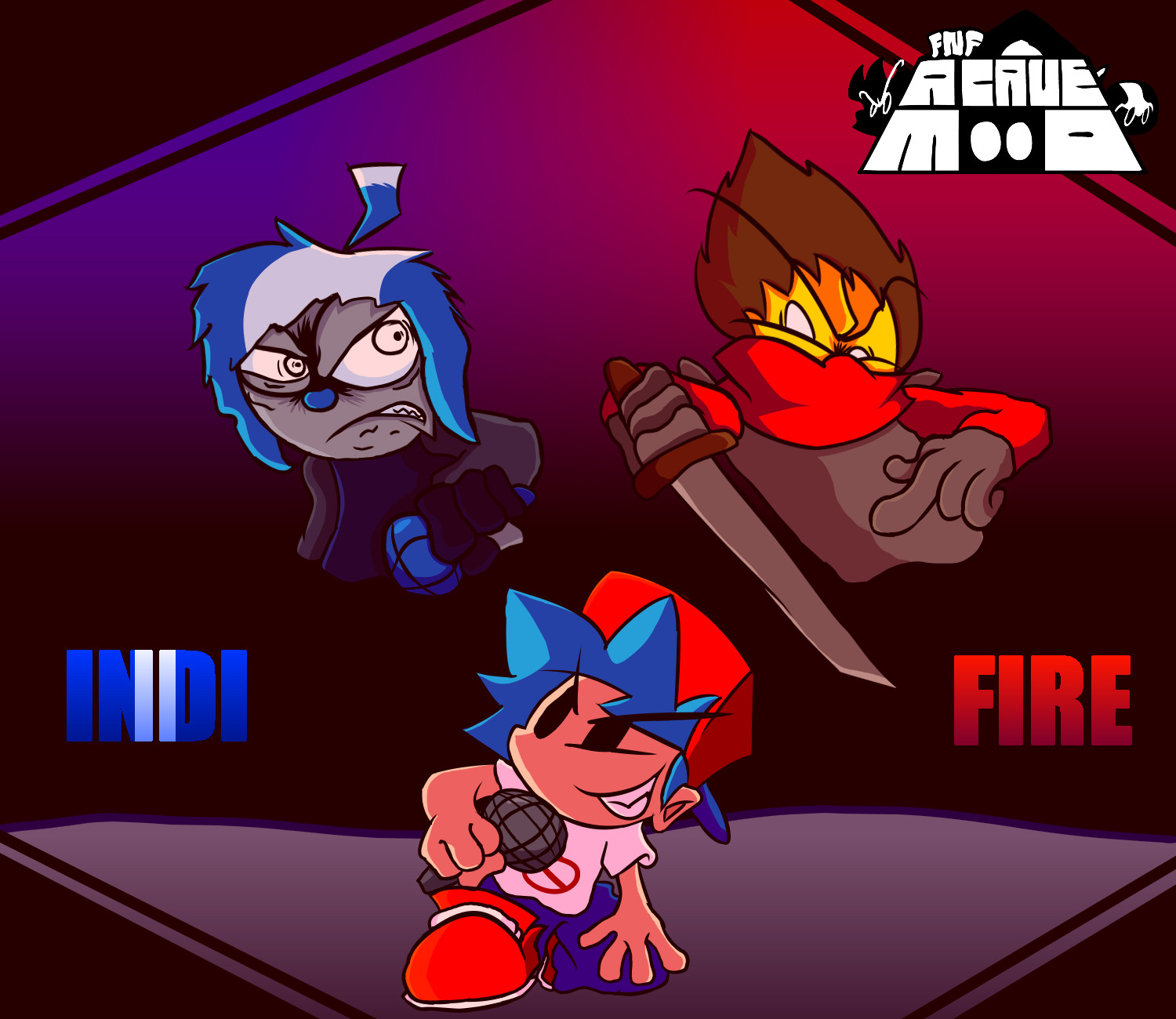 Friday Night Funkin: A Cave MOD Mod for Friday Night Funkin' | FNF Mods