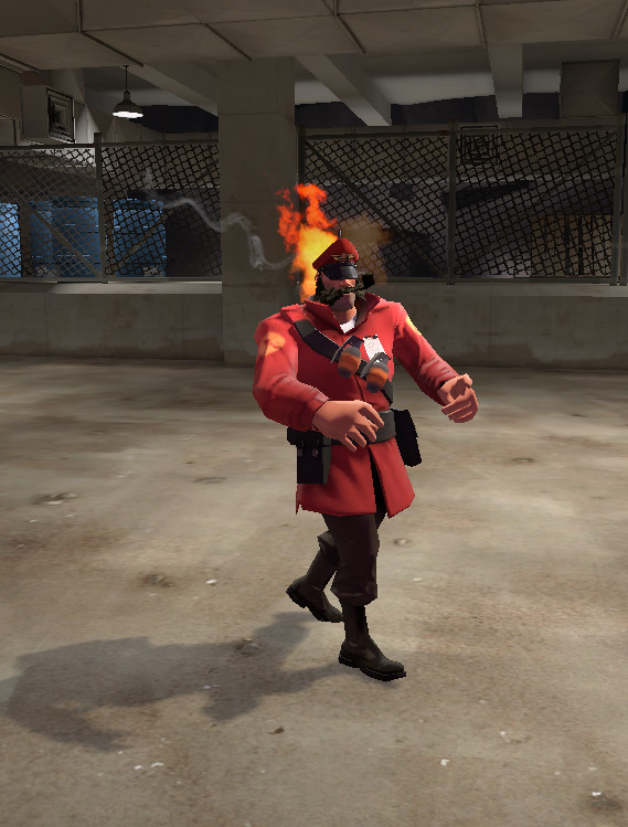 Burning Flames Team Captain Mod for Team Fortress 2 | TF2 Mods