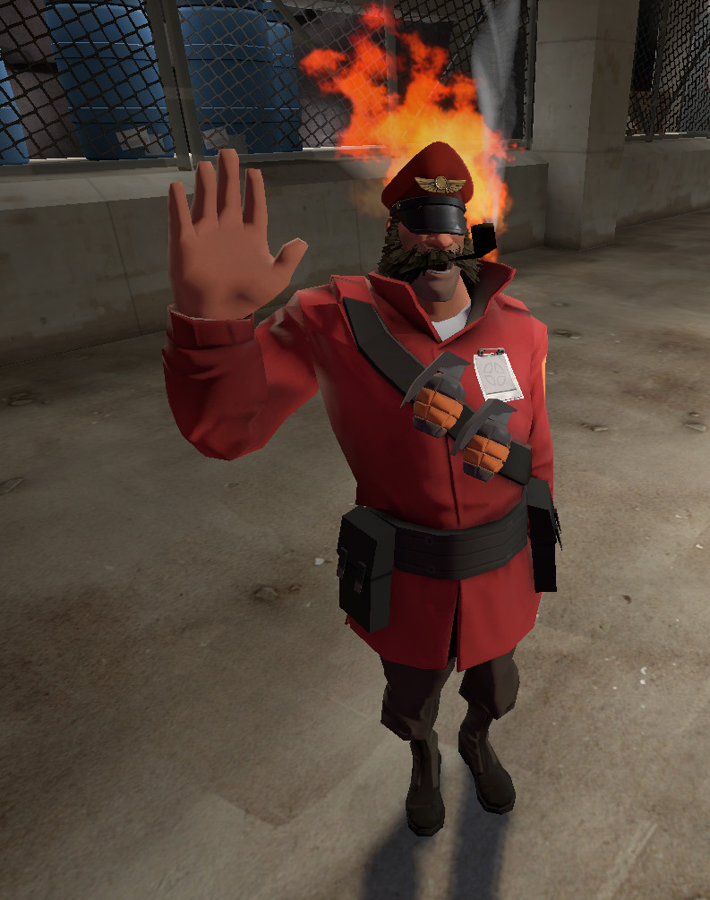 Burning Flames Team Captain Mod for Team Fortress 2 | TF2 Mods
