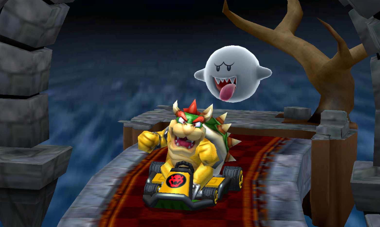 Haunty Halls Garage Mod for Mario Kart 7 | MK7 Mods