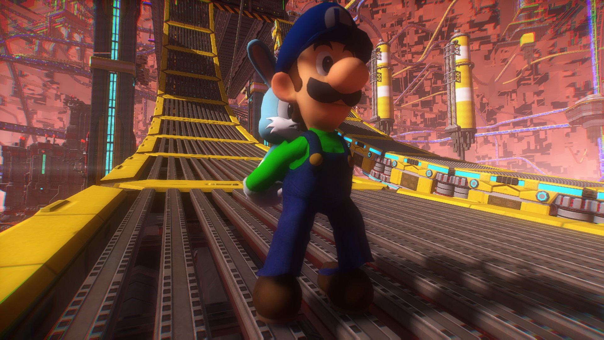 Blue Scarescraper Luigi Mod for Sonic Frontiers | Frontiers Mods