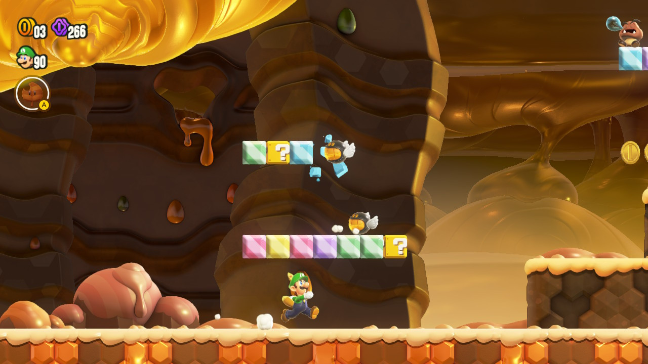 Super Leaf over Drill Mushroom Mod for Super Mario Bros. Wonder | SMBW Mods