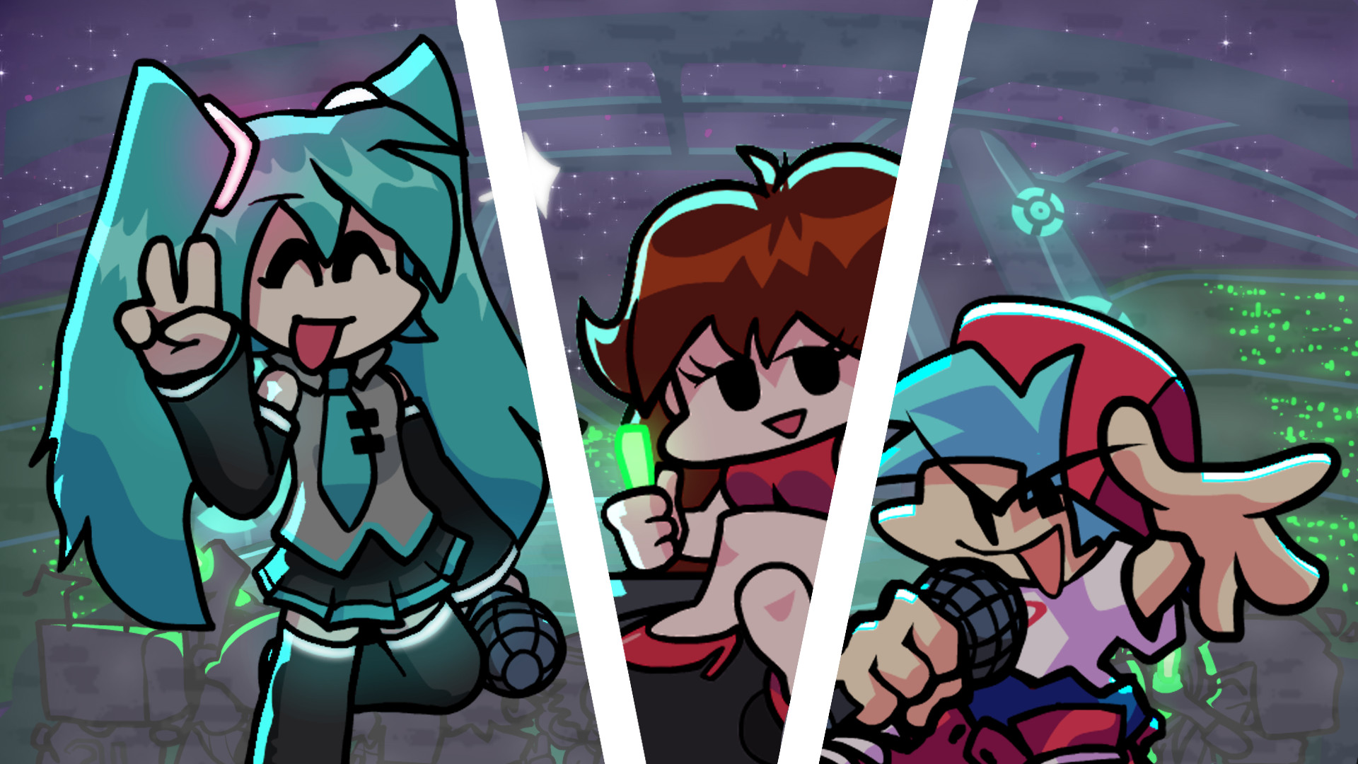 Matttz Miku charts Mod for Friday Night Funkin' | FNF Mods