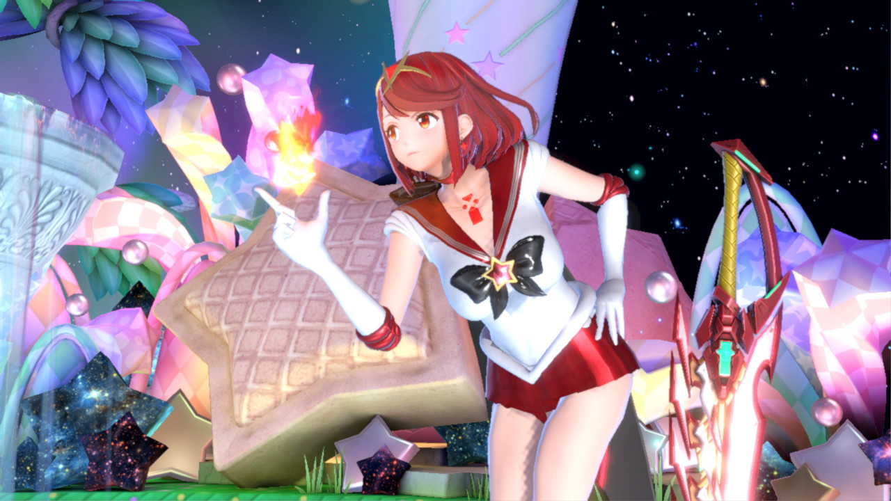 Pyra & Mythra (Sailor Scout) Mod for Super Smash Bros. Ultimate | SSBU Mods