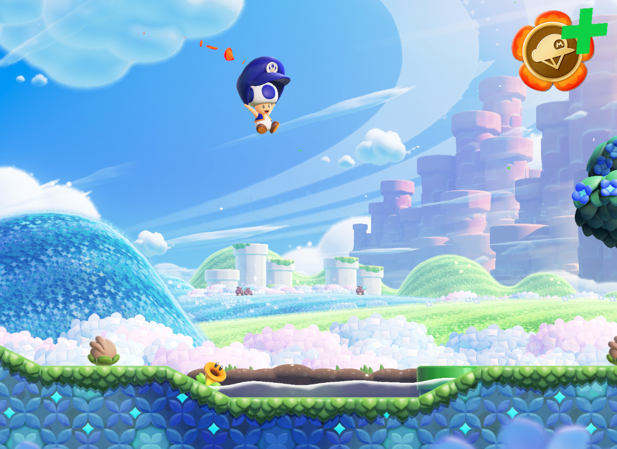 Buffed Parachute Cap Mod for Super Mario Bros. Wonder | SMBW Mods