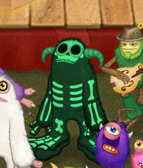 Rare Mammott Skeleton Costume Mod for My Singing Monsters | MSM Mods